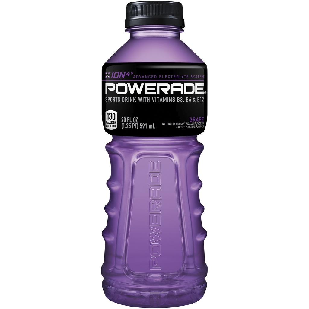 Powerade Grape 20 oz, 24 pk. | Fadah Distribution